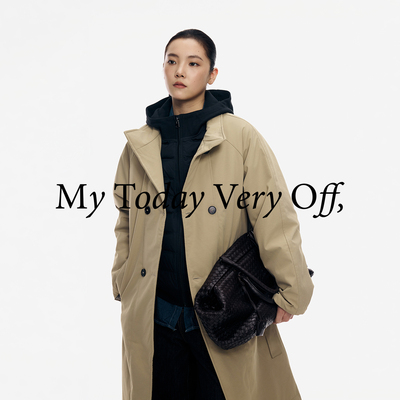 mtvo美式复古高级松弛感风衣