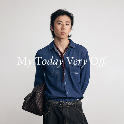 MTVO2025男士外套深蓝牛仔衬衫