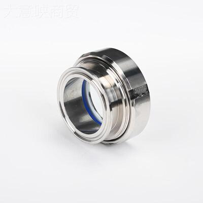 304不锈钢快装RZW活级接视镜生卡箍式圆螺孔人孔内视卫玻观璃察窗