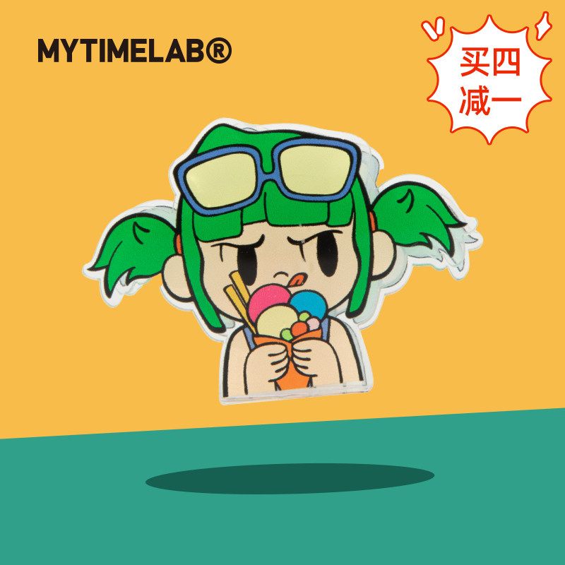【买4减1】MYTIMELAB摩太潮玩Monita大号异形夹可爱卡通夹子