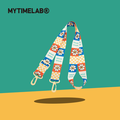 MYTIMELAB摩太潮玩MONITA彩虹葵场拼接背带百搭拼接带包挂绳子