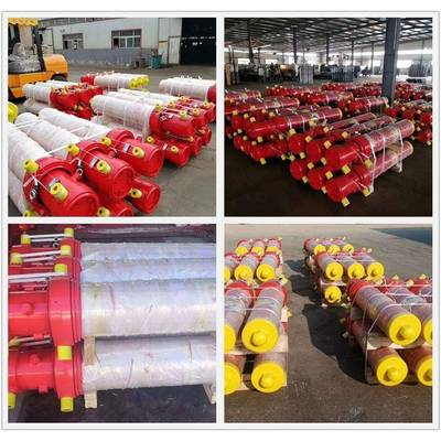 工厂一手翻斗车沃润油缸替代海沃自卸车套筒油顶4TG180-46