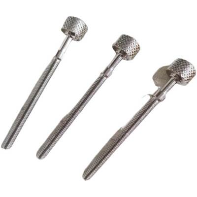 PAZ32调节螺丝内六角孔滚花型镀镍AJKTNM6/8/10/粗牙螺纹调整螺栓