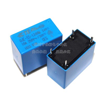 原装OEG泰科功率继电器OJE-SS-124HM 4脚10A 24VDC一组常开