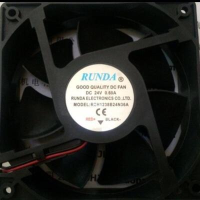 议价RUNDA焊机散热风扇RSH1238B24N36ADC24V0.60A12厘米风机12038