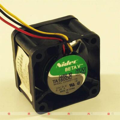 议价NidecTA150DCC34957-5812V0.29A4028服务器思科交换机风扇