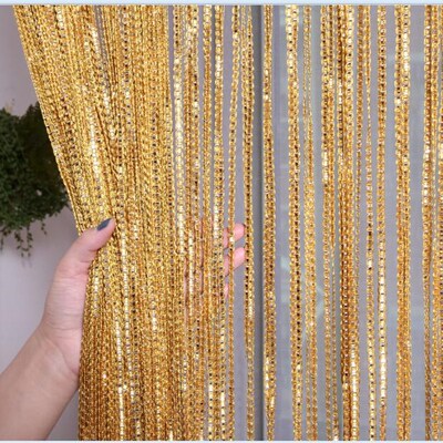 加密加粗韩式ss线帘 客厅卧室门帘隔断帘 装饰婚庆流苏帘子包邮