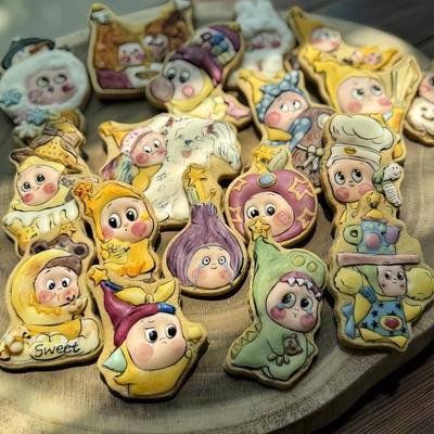 万狗期待星星人宠物淋面卡通饼干模具家用黄油曲奇DIY印模工具