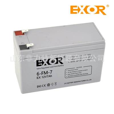 EXOR埃索蓄电池EX17-12 12V7AH通讯基站储能 光伏发电 直流屏 UPS