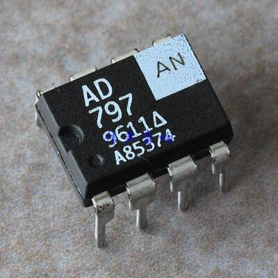ADI亚德诺 原装 全新96白字 单运放 AD797AN（附AP测试）