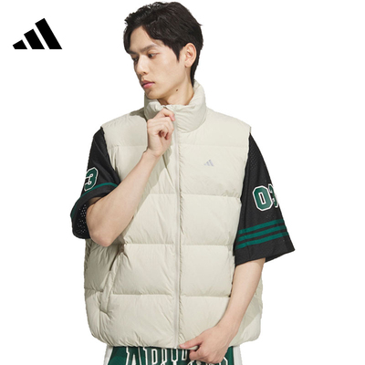 adidas阿迪达斯男子运动休闲羽绒马甲JJ4963