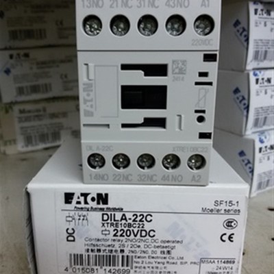 ETN伊顿 穆勒DILM接触器 DILA-22C DC220V 直流 DILA-22C(220VDC)