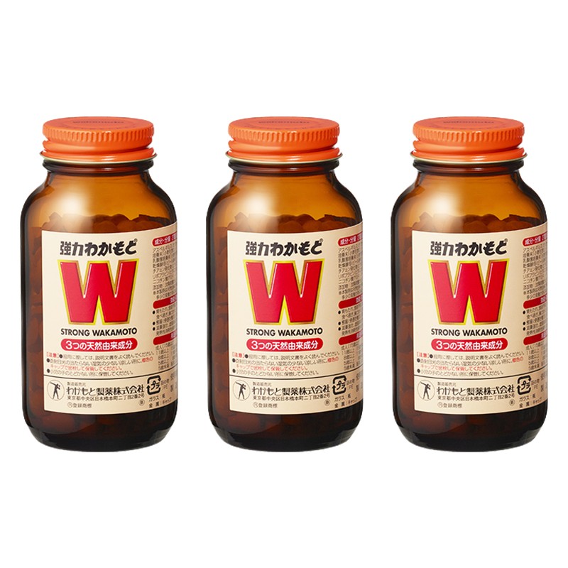 达人专属WAKAMOTO若素酵素益生菌片300粒*3瓶小瓶便携