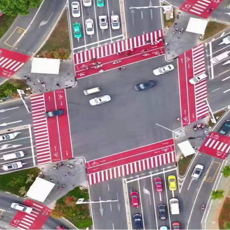 直销预成型黏贴式标线公路胶带强反光易清除道路交通改道标线贴