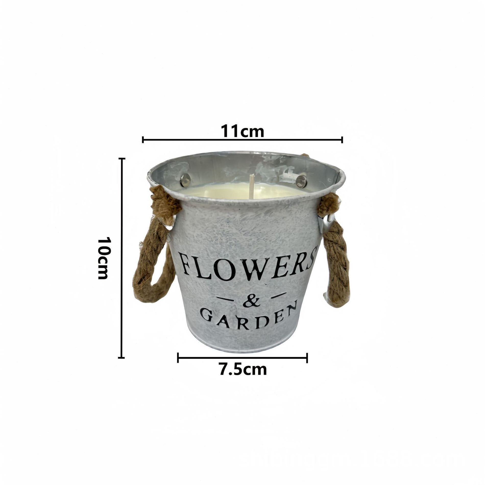直销跨境创意大铁桶驱蚊香茅味蜡烛无烟大豆蜡户外派对香薰蜡烛伴