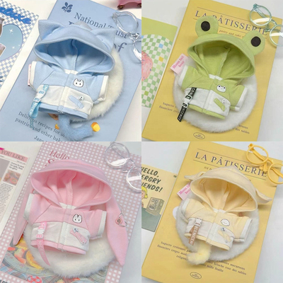 新款10cm20cm猫耳卫衣娃衣