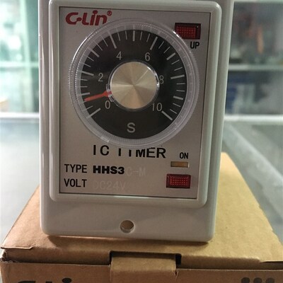 欣灵面板式HHS3C-M(AH2-Y)时间继电器通电延时AC220VDC24V 10S秒