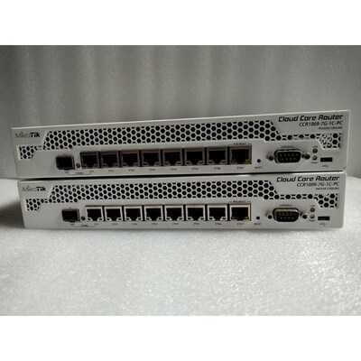 MikroTik 路由CCR1009-7G-1C-PC千兆有