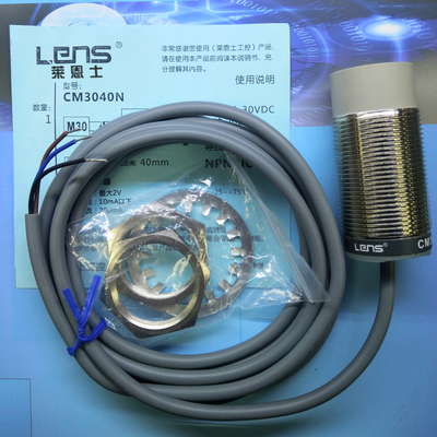 莱恩士 CM3040N M30 NPN常开40MM 远距离 金属感应接近开关传感器