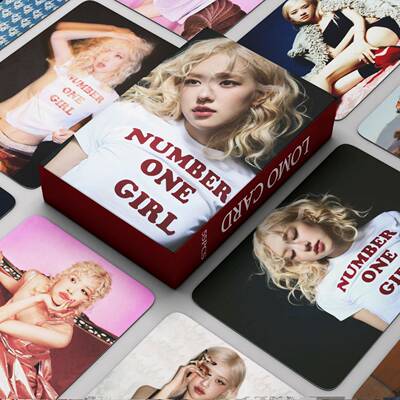 现货55张ROSE小卡number one girl卡片粉墨ROSIE周边自制lomo ins