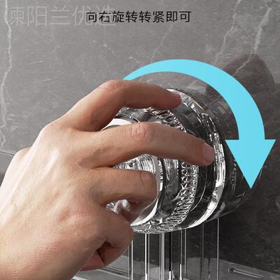 浴室置物架ASK18486水龙头吸盘壁挂卫生厕收所手洗洗漱台间墙上纳