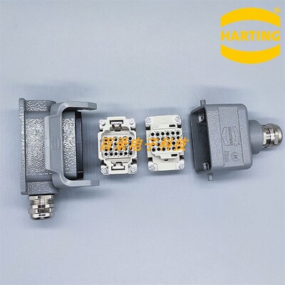 HARTING重载连接器 09160243001/3101 24针表面装上壳顶出线 哈丁