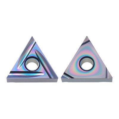 数控三角形精车刀片金属陶瓷车床外圆内孔不锈钢高温合金刀粒涂层