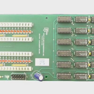 PolyFlow Engineering 112431 Output Expander Board PCB Workin