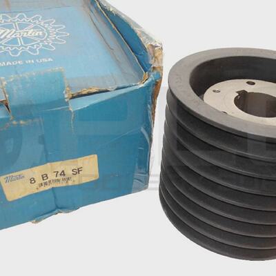 NEW MARTIN 8 B 74 SF GROOVE SHEAVE PULLEY READ