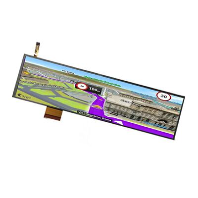 9.8寸lcd条形屏1280x320分辨率1300高亮lvds接口车载中控显示屏