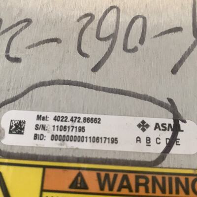 议价--ASML LM 4C LPSA，型号4022.472.866