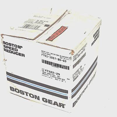 全新带盒波士顿GEARF72115STB5G3速度降低器