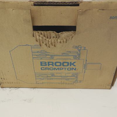 Nouveau Brooks Crompton 5927204WA00 Moteur 1700 RPM 3 Phases