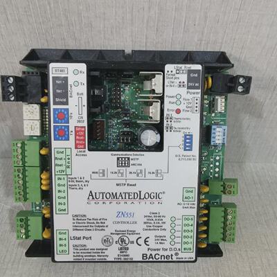 LOT 2 PCS. BACnet AUTOMATEDLOGIC  ZN551  CONTROLLER MODULE