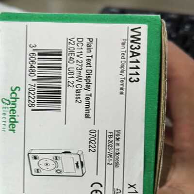 施耐德VW3A1113文本显示器终端，全新原装，印尼产，-议价