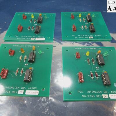 Novellus Systems 902735 Interlock BD A2000 PCB Rev A  Rev B
