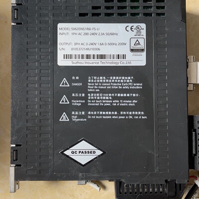 汇川驱动器SV635NS1R61FSLI200W成色-询