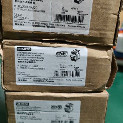 西门子断路器3RV20111HA20，议价商品