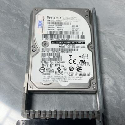 溢价-IBM 42D0613 42D0612 300G 10K S
