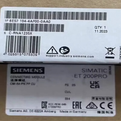 议价西门子6ES7194-4AF00-0AA0 ET 200 PRO 连接模块6ES71944AF00