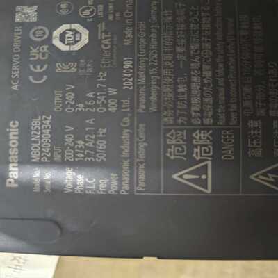 松下A6伺服驱动器MBDLN25BL，2024年新品，400--议价商品