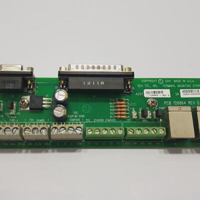 SEATEL 126864 Rev.D Terminal Halterung Streifen PCB Karte 12
