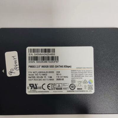 三星PM883 960GB 2.5寸SATA6.0Gbps企-询价