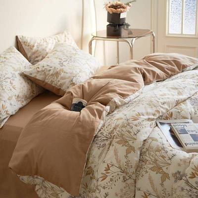 2025新款全棉13372印花四件套-莱茵河畔系列1.2m床单款三件套繁