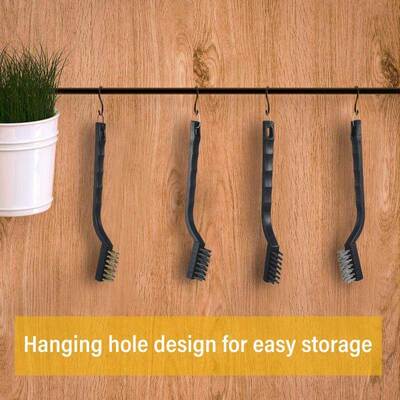 锈18件套渣-钢丝刷不钢黄铜和龙用于清洁焊尼和锈蚀刮痕钢丝刷