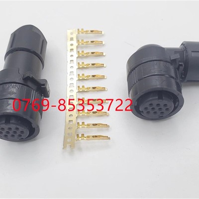 发那科FANUC/编码器插头A06B-6114-K213/JAE JN1DS10SL2/10孔 直