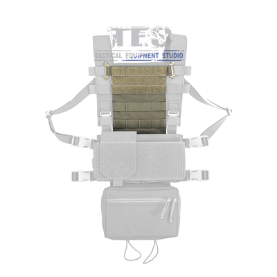 TES胸口MOLLE扩展面板战术胸挂MK3/MK4/D3通用魔术贴前胸拓展护胸