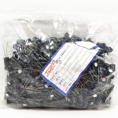 原装JAKEC电解电容 100V 100UF 体积10*17 1包250只 批价0.19