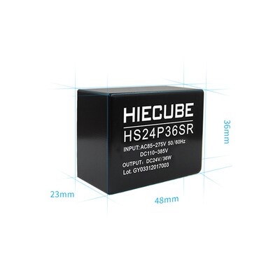 ACDC开关电源模块220v转24v网络交换机电源隔离稳压HS24P36SR