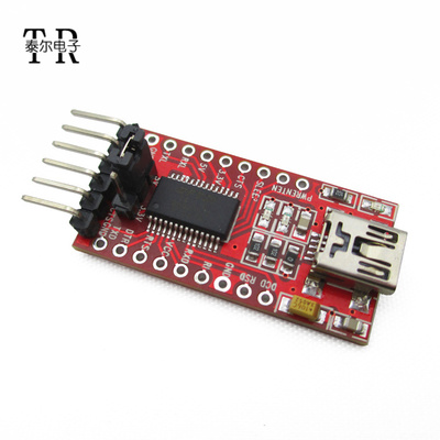USB转TTL 支持3.3V 5V FT232RL模块 下载线 mini接口 专用